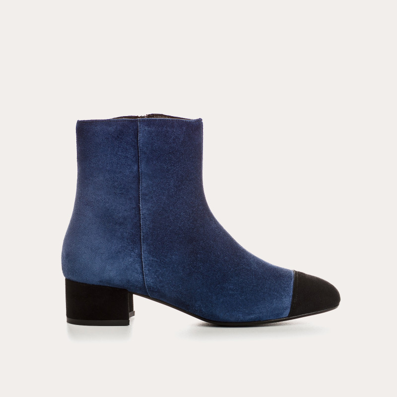 Boots femme à talons en cuir velours – Élégance & confort | Reqins